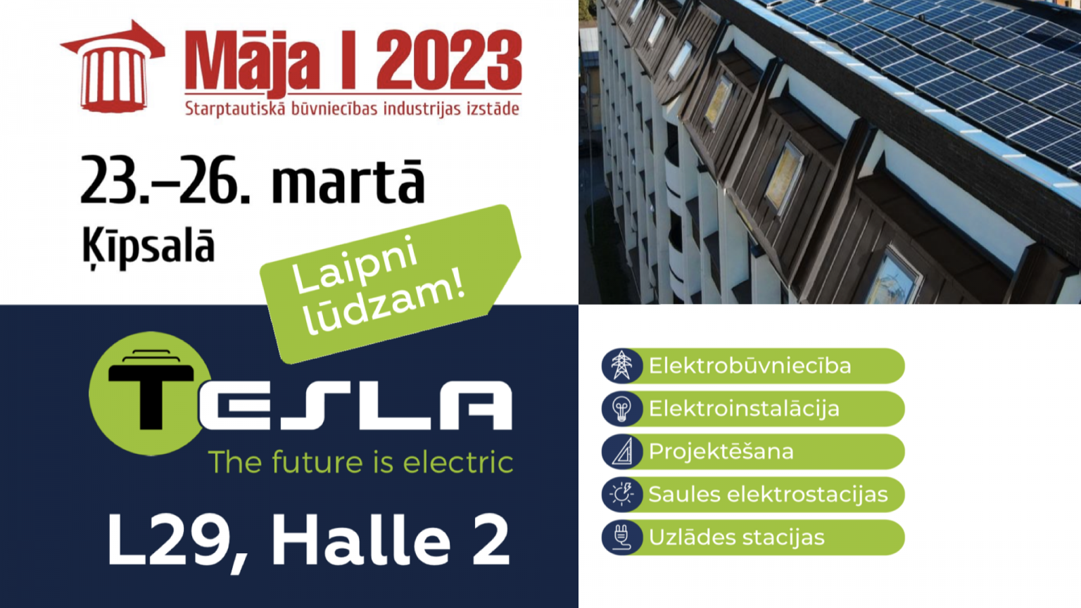 Izstāde "Māja | 2023", Ķīpsalas Starptautiskajā izstāžu centrs | SIA TESLA
